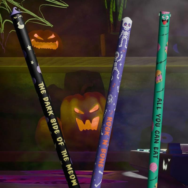 LEGAMI HALLOWEEN 2025 ΣΤΥΛΟ ERASABLE GEL SET OF 3 THE BOO CREW 0.7mm